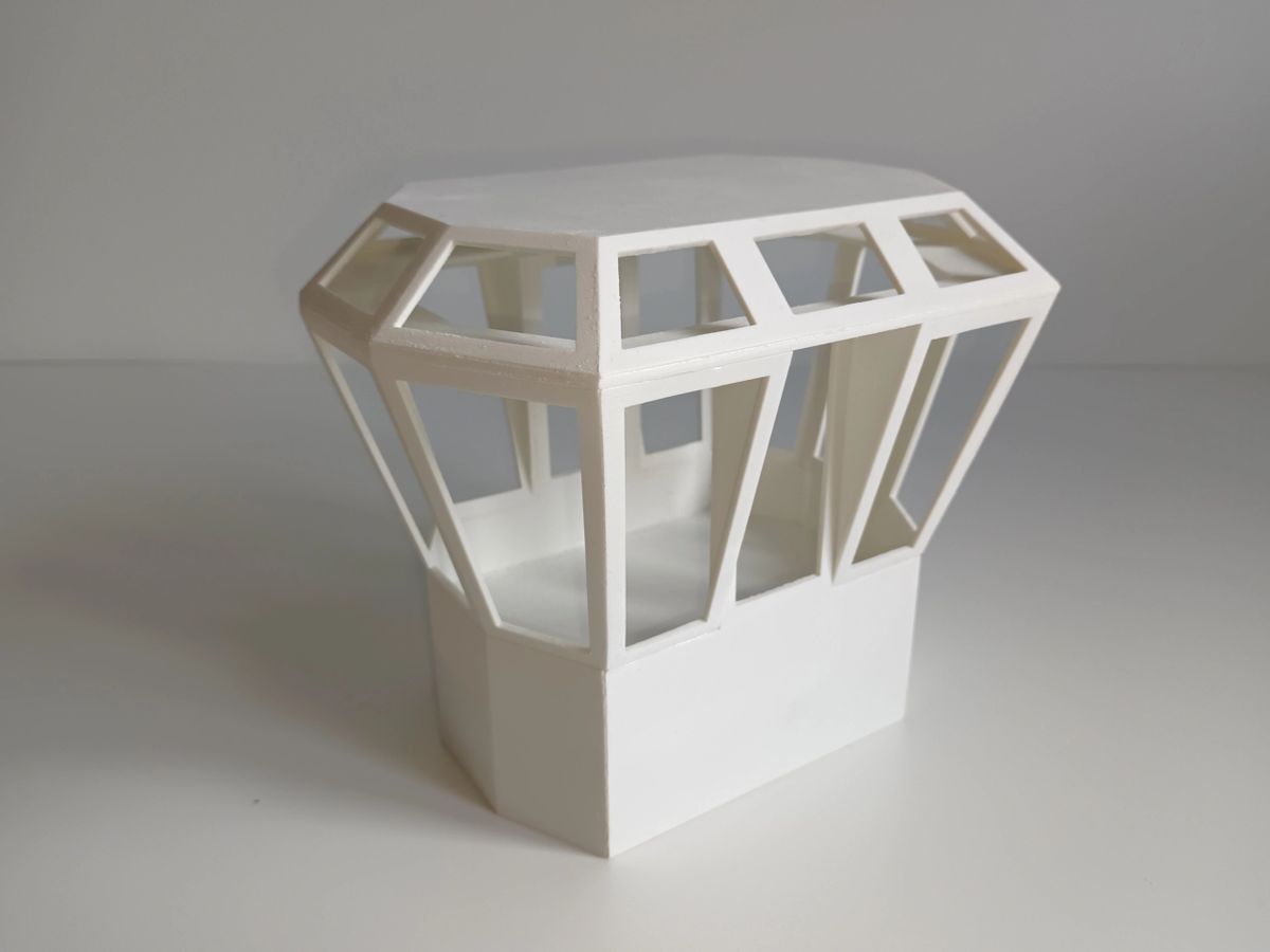 Modern tug wheelhouse kit.