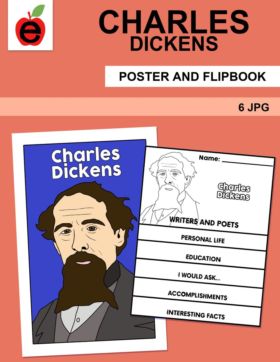 Charles Dickens Poster and Flipbook
