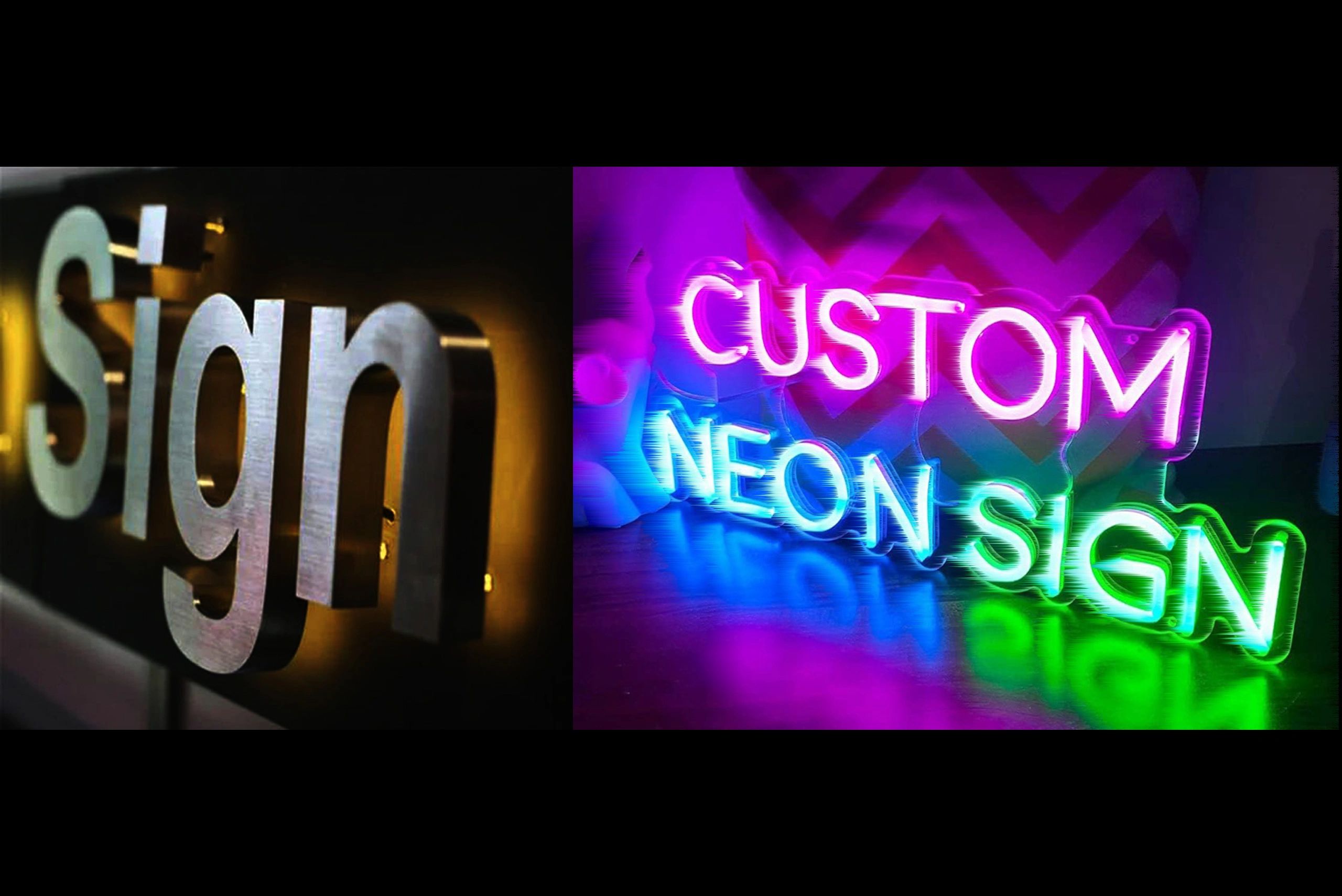 3D LED Signs