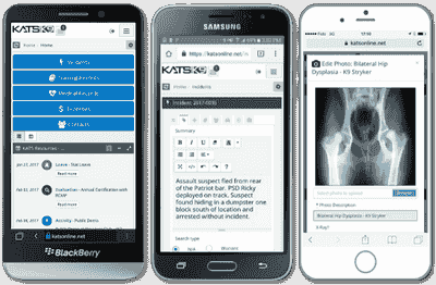K9 Activity Tracking System Law Enforcement Software - Smart Phone ...