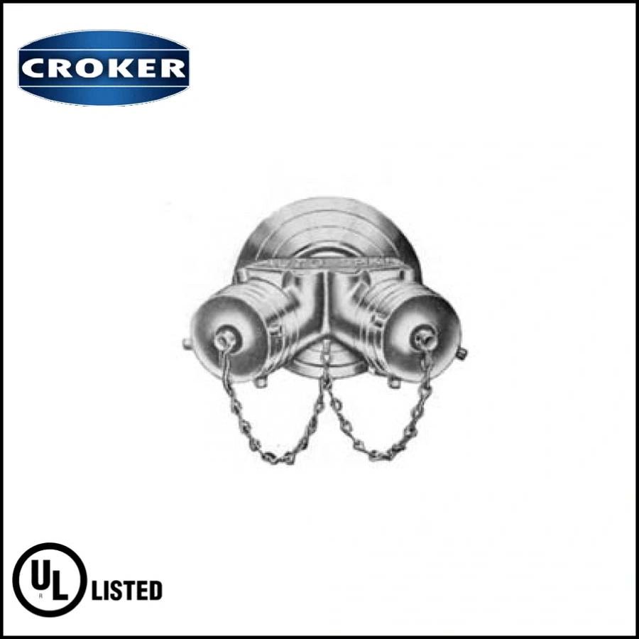 Exposed Fire Department Inlet Connections 2 Way Double Clapper Type w ...