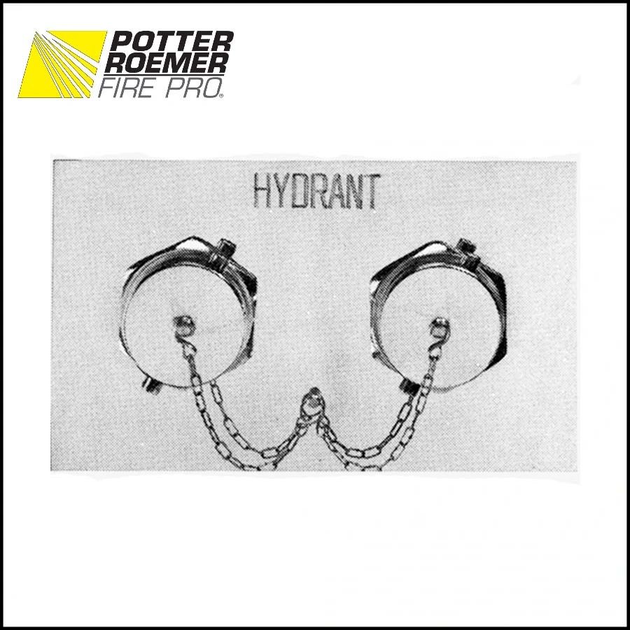 Two-Way Hydrant Flush Fire Dept Outlet Connection