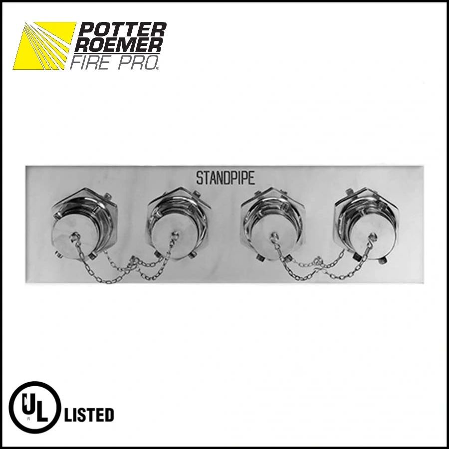 Four-Way Flush Clapper Snoot Inlet Type Fire Dept. Connection