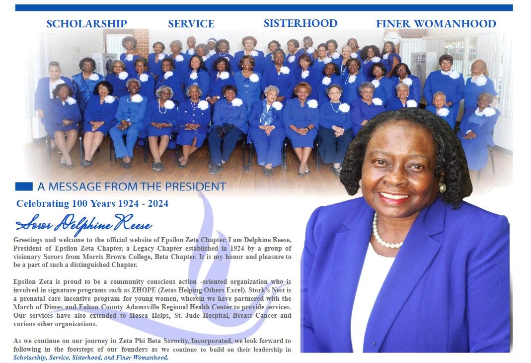 Zeta Phi Beta Sorority - Epsilon Zeta Chapter