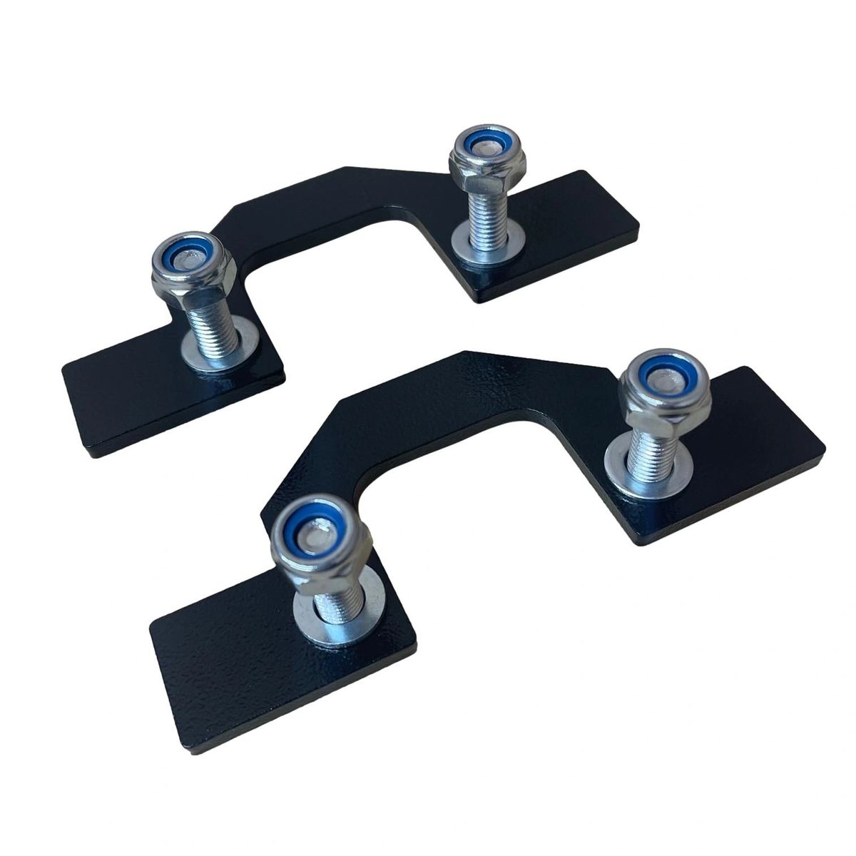 Heavy duty front spring retaining plates for Discovery 2 models