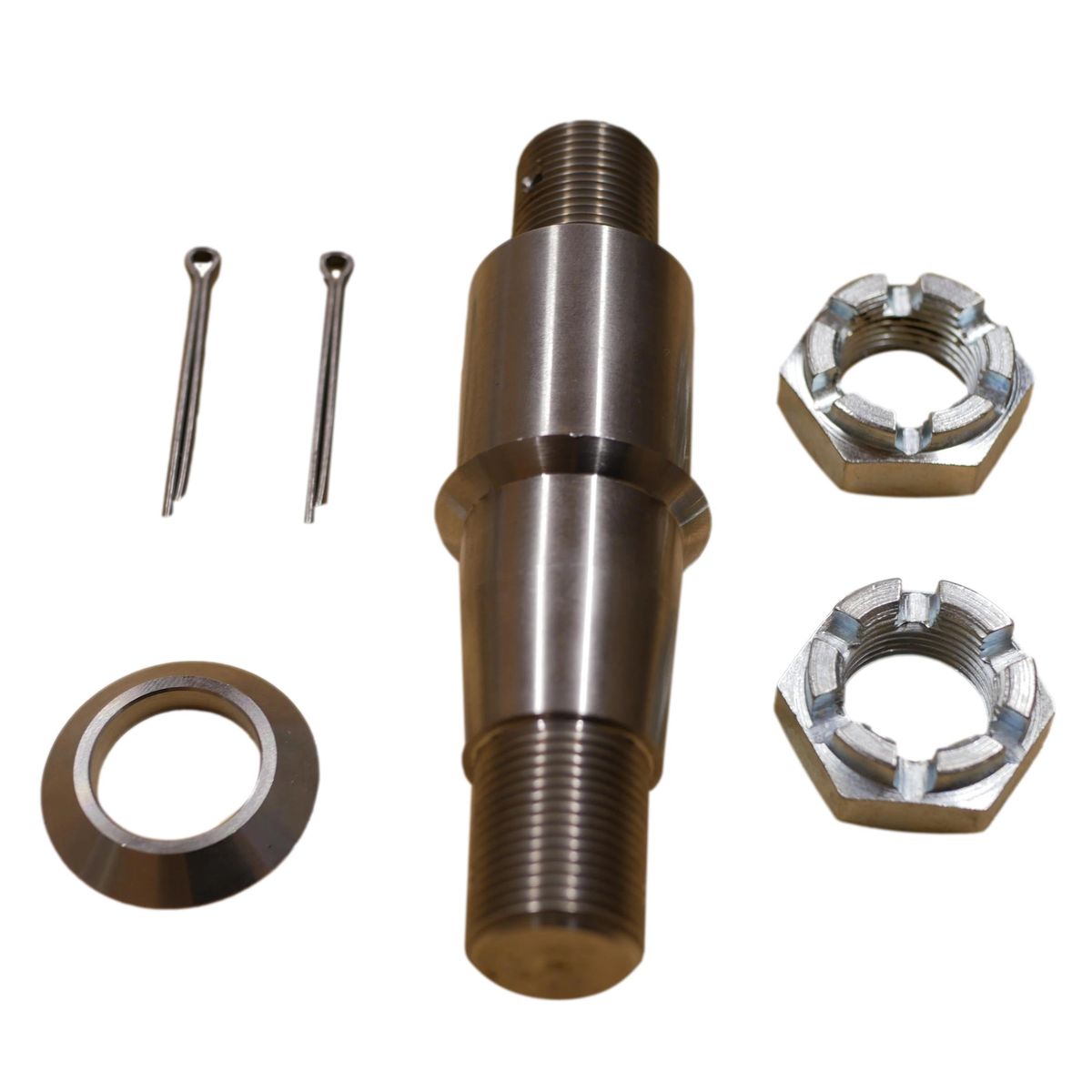 Rose joint adaptor pin and fixings as used in our tubular a-frames