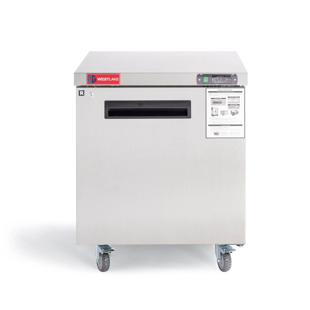 Westlake WKTR-27B Single Door Stainless Steel Lowboy Cooler Worktop ...