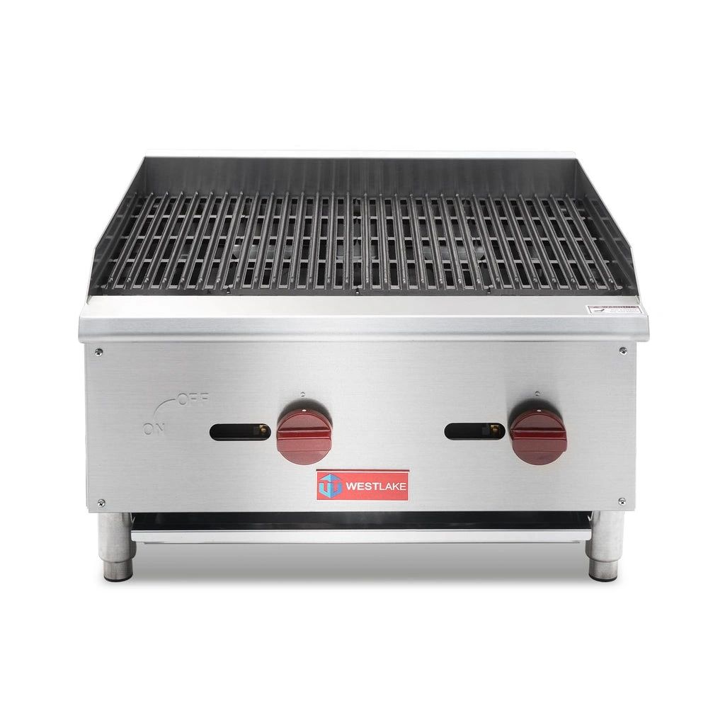 Westlake ECB-24S 24" Gas Countertop Radiant Char Broil Barbecue BBQ ...