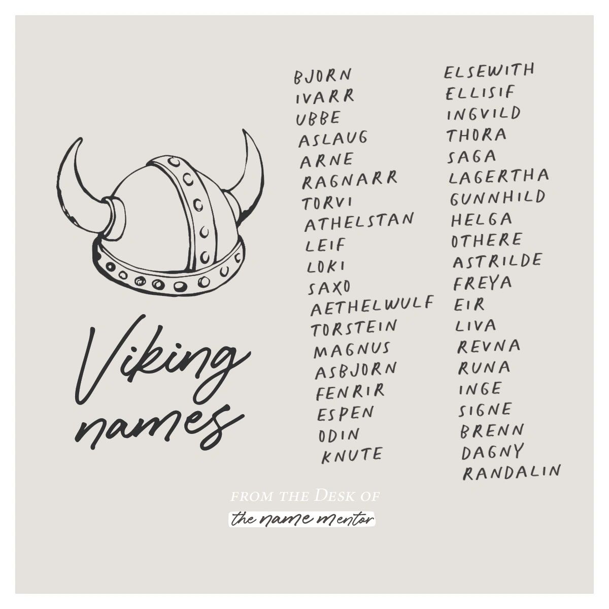 Viking Animal Names Viking Animal Names