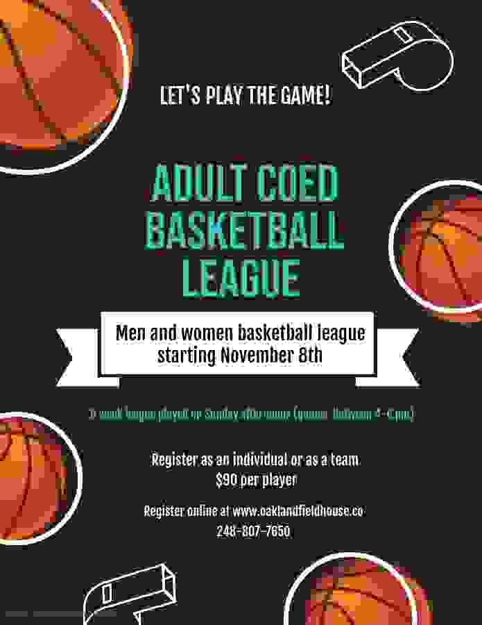 Adult Leagues | Oakland Fieldhouse