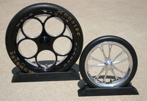 Pair of Full Size Dragster Wheel Chocks