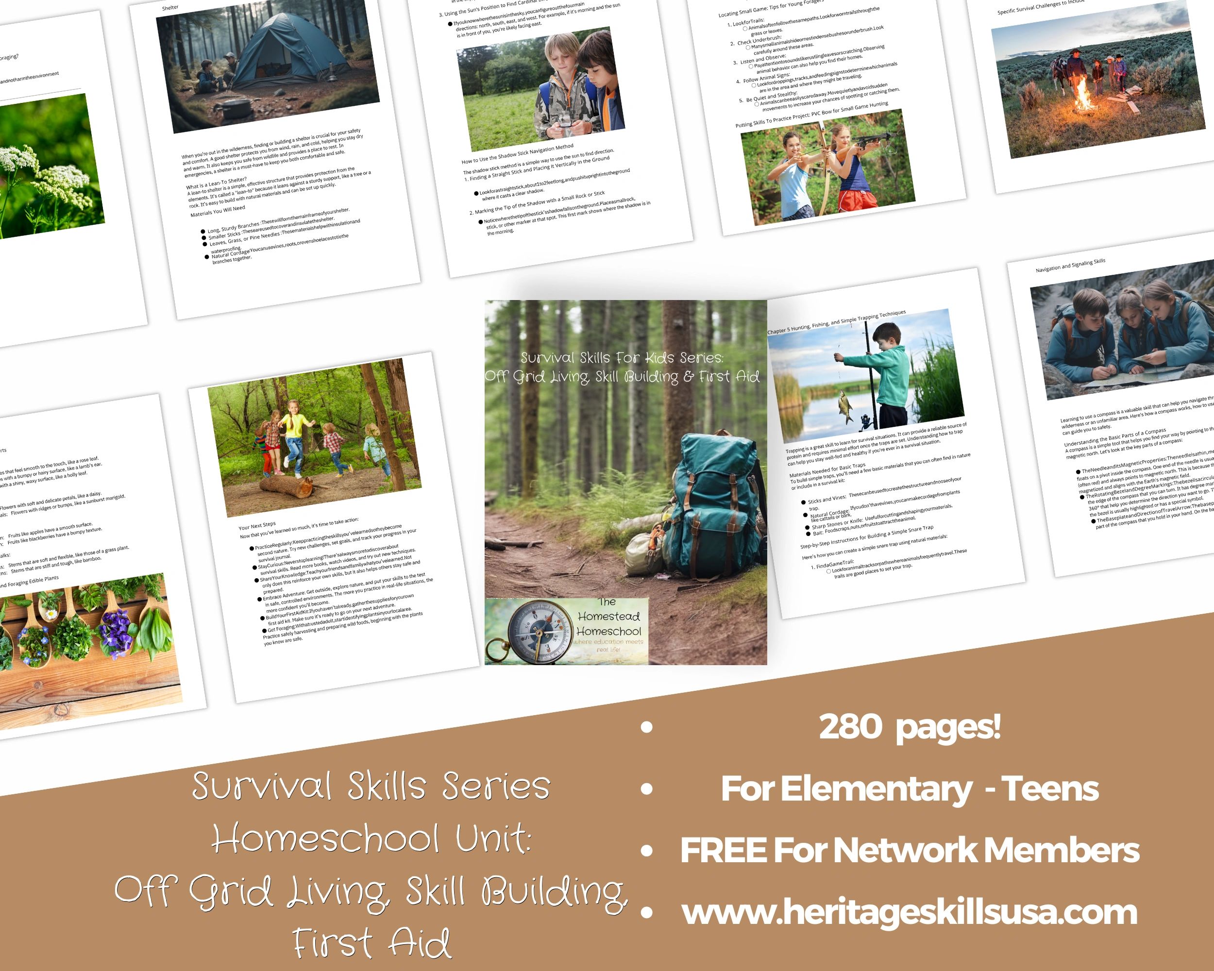 Survival Skills for Kids Homeschool Unit Released!