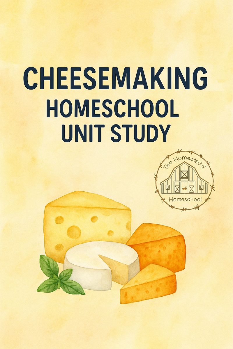 Cheesemaking For Kids Homeschool Unit - FREE For Network Members!