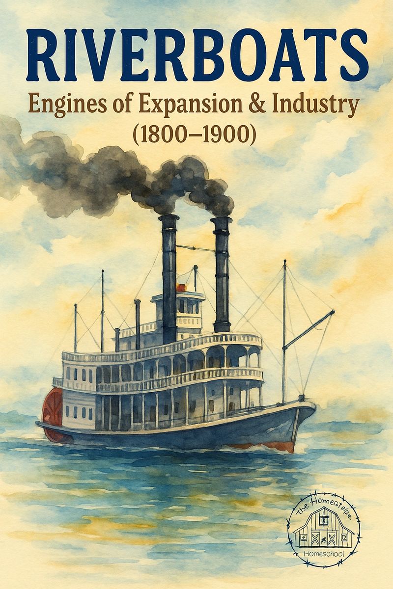Riverboats Homeschool Theme Unit - FREE For Network Members
