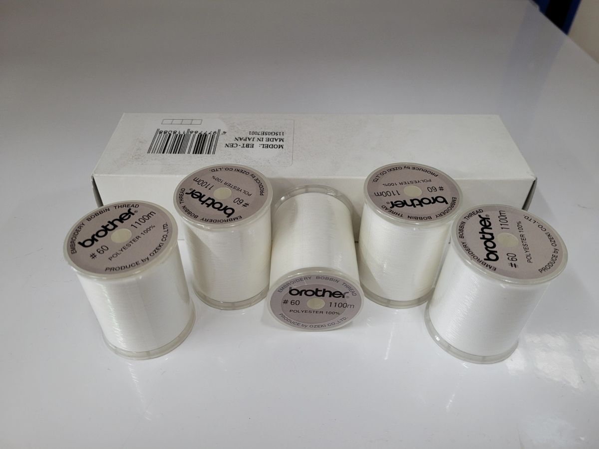 Brother Embroidery Bobbin fill box of 5