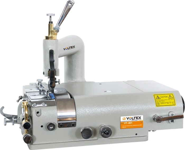 Voltex VT-801 leather skiving machine complete with bench ALSO ...