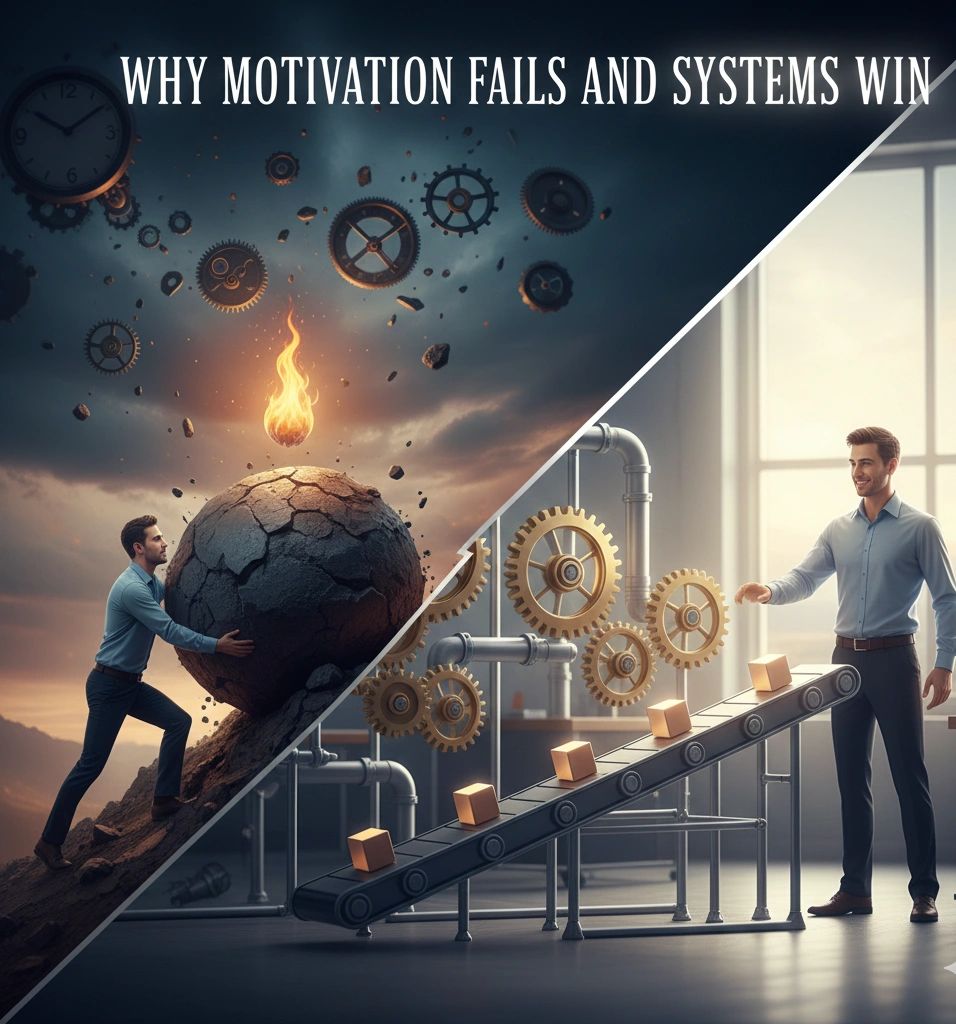 Why Motivation Fails and Systems Win