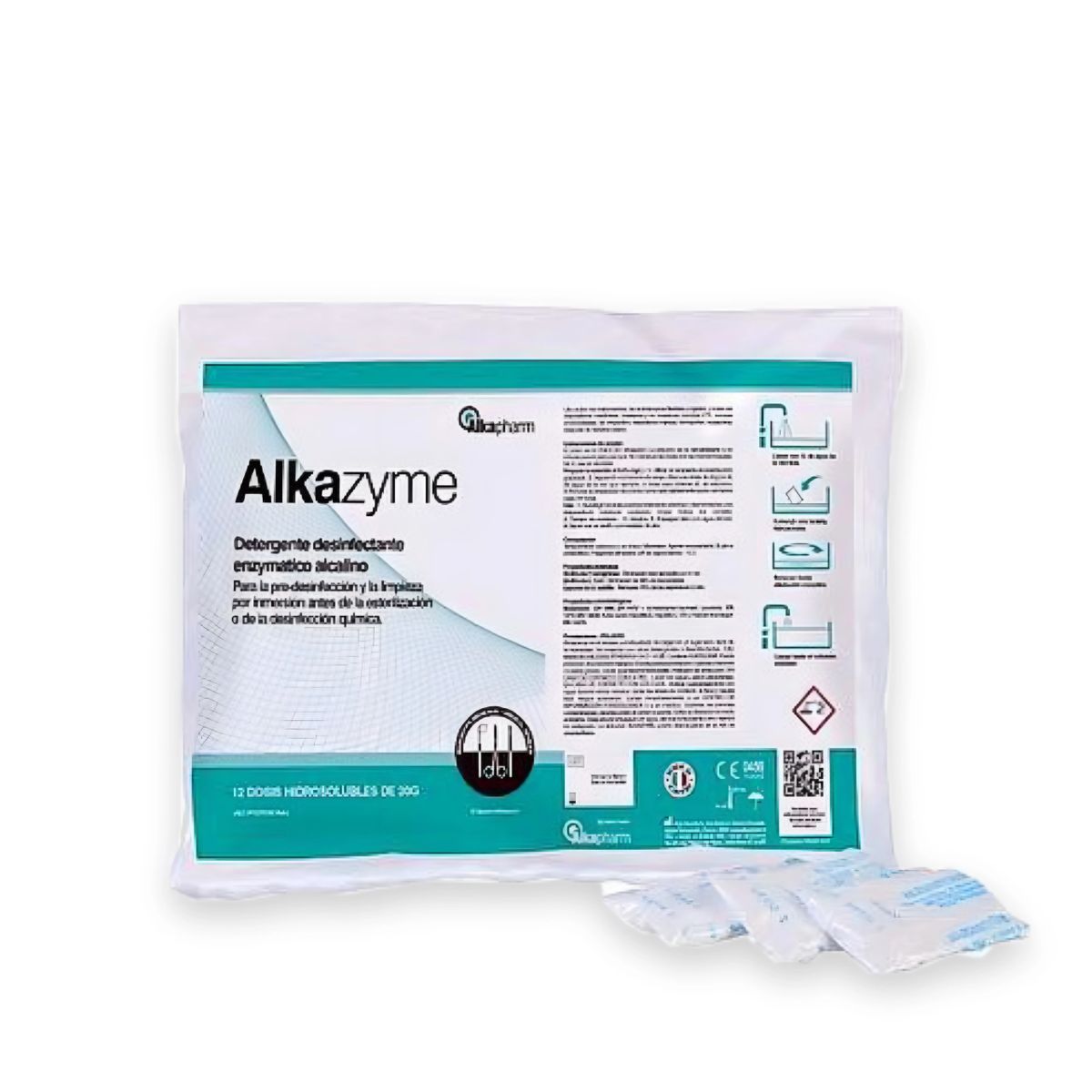 Alkazyme detergente desinfectante en polvo