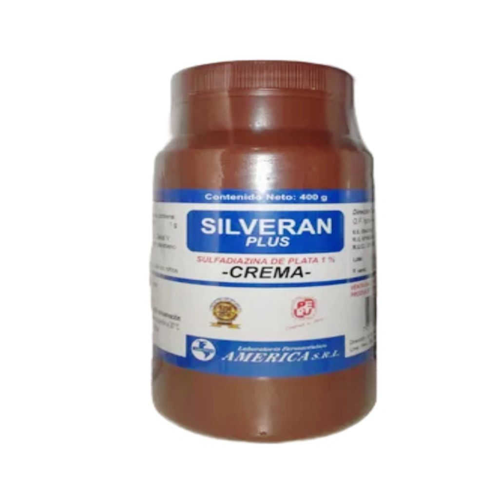 Silveran Sulfadiazina de plata al 1%