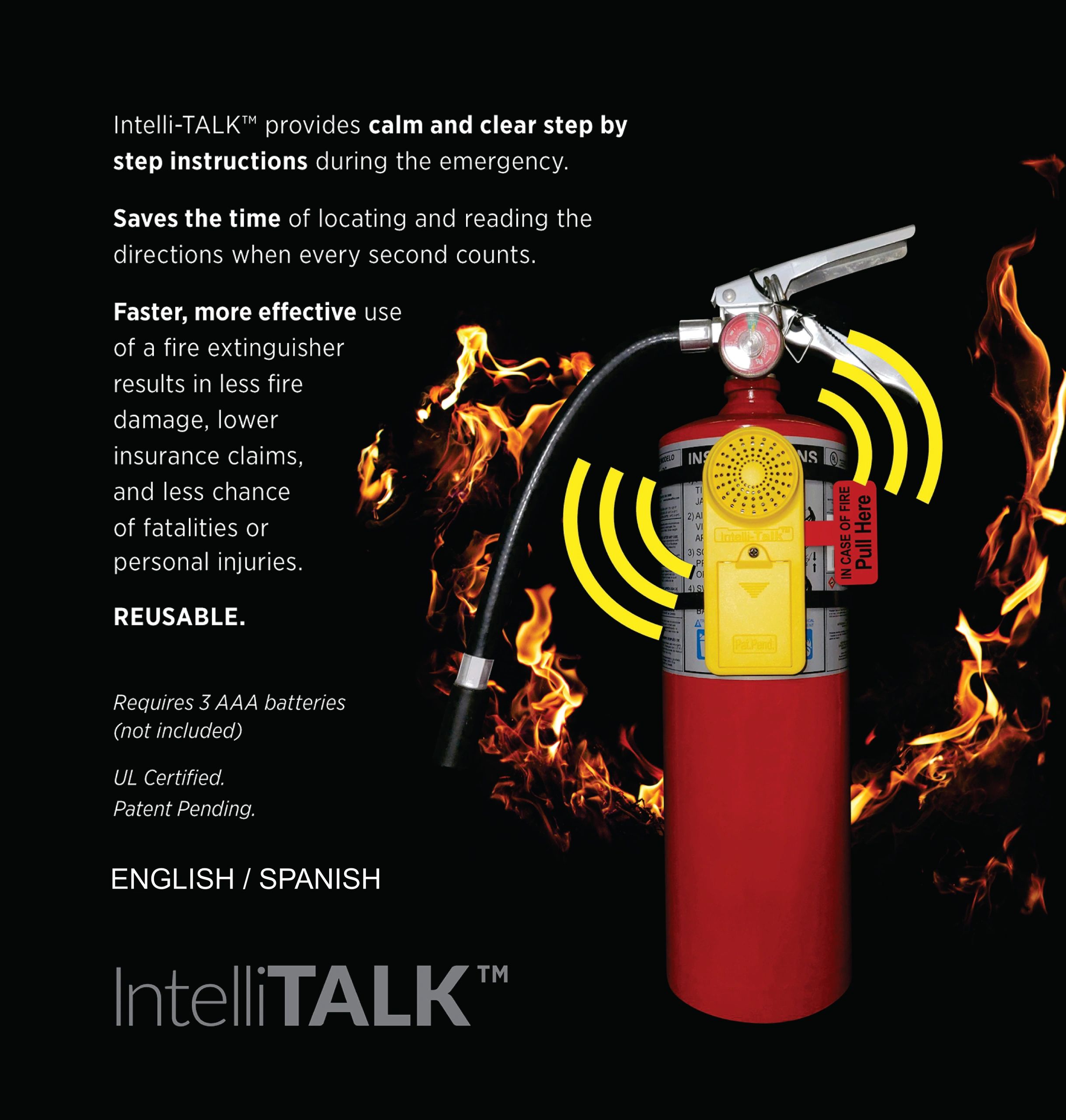Intelli-Talk Fire Suppression Assistant