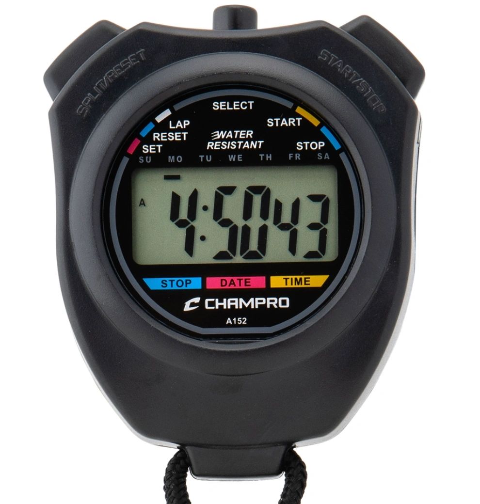 Champro Water Resistant Stopwatch