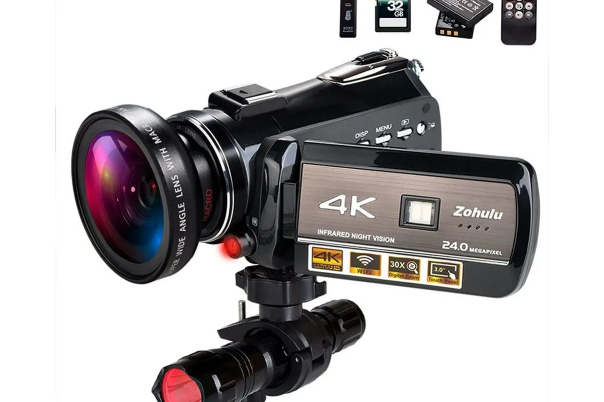 4k Wifi Full Spectrum Camcorders Ultra Hd Infrared Night Vision