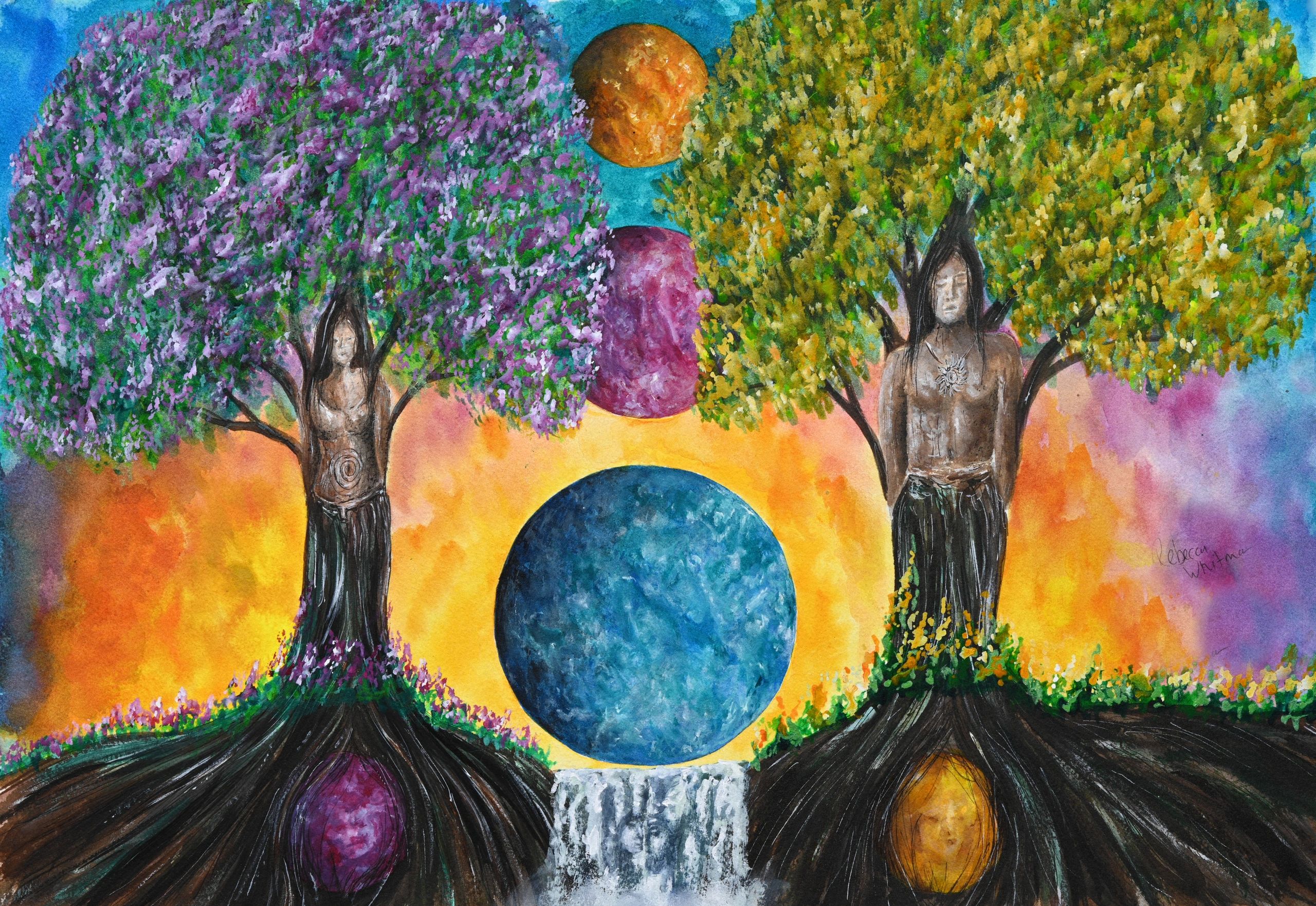 Two Sacred Seeds... Two Sacred Trees