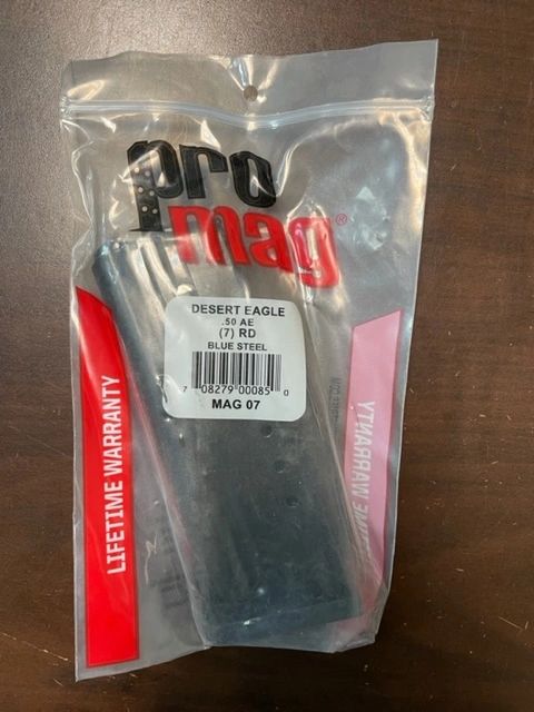 Pro Mag Magnum Research Desert Eagle .50 AE 7 Rounds Magazine