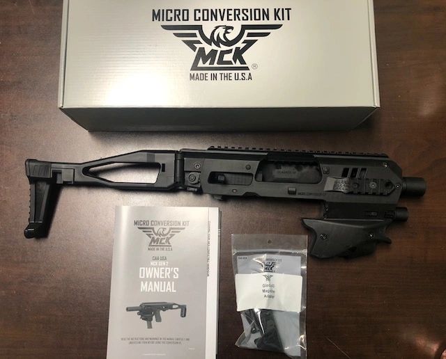 CAA Micro Conversion Kit (MCK) for Glock 43/43X/48 Gen 2 Black