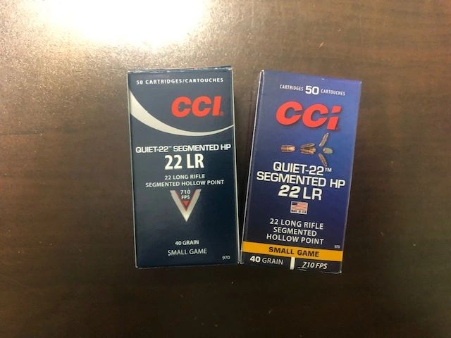 CCI Quiet-22 Segmented HP 40 Gr .22 LR Ammunition