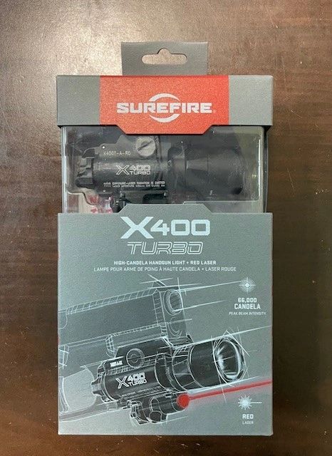 SureFire X400 TURBO Weaponlight w/Red Laser
