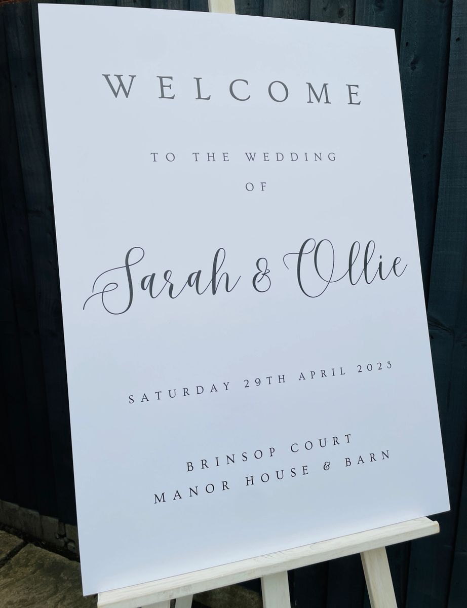 Simplicity - Welcome Sign