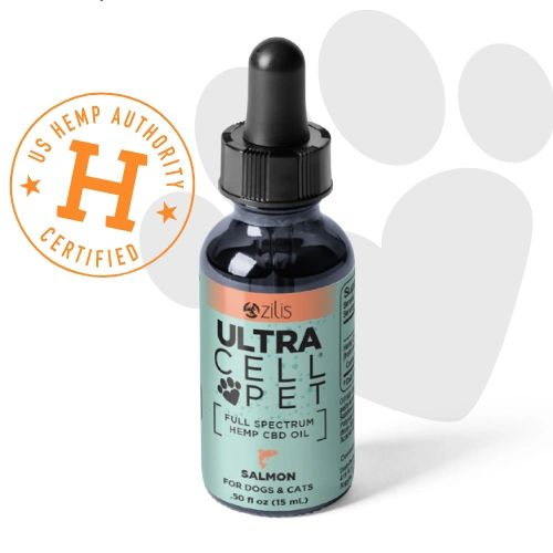 UltraCell Pet CBD Oil - Salmon Flavored