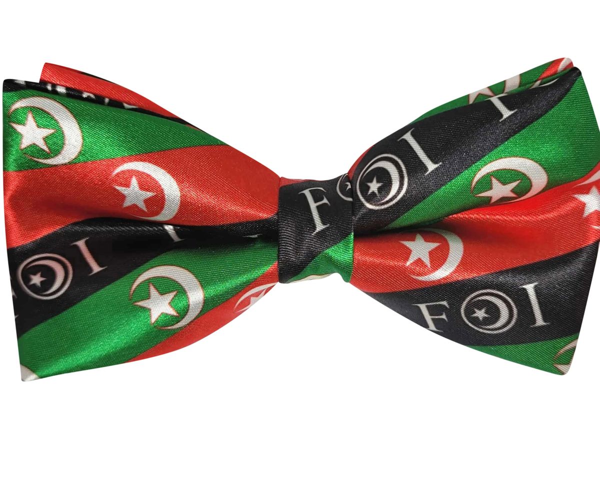 Nation of Islam Bow Tie – Pre-Tied FOI Bowtie for Men, Handmade Fruit ...