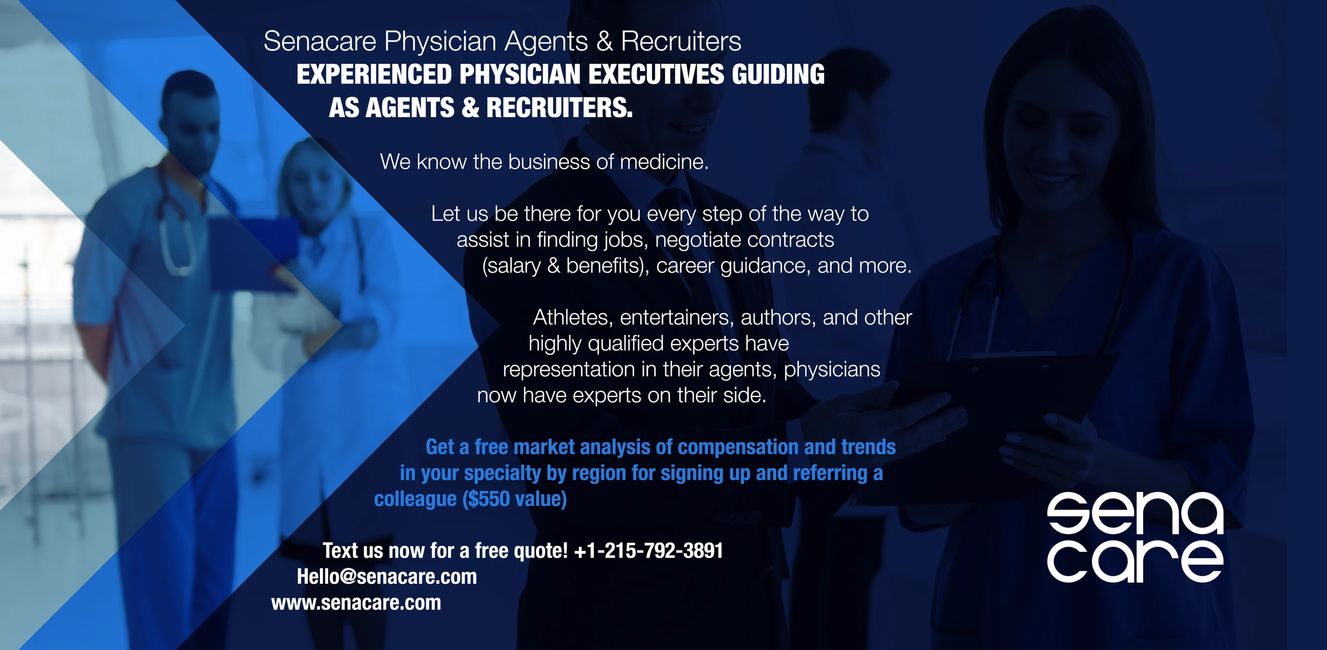 Senacare physician recruiters, agents, consultants, & care givers
