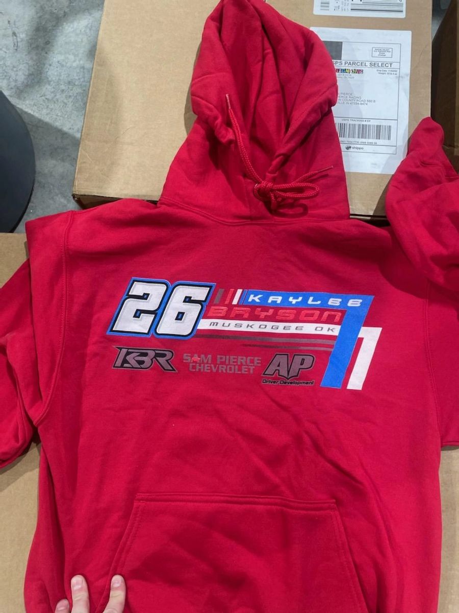 Kaylee Bryson's Record Setting Springfield Mile Commemorative Hoodie!
