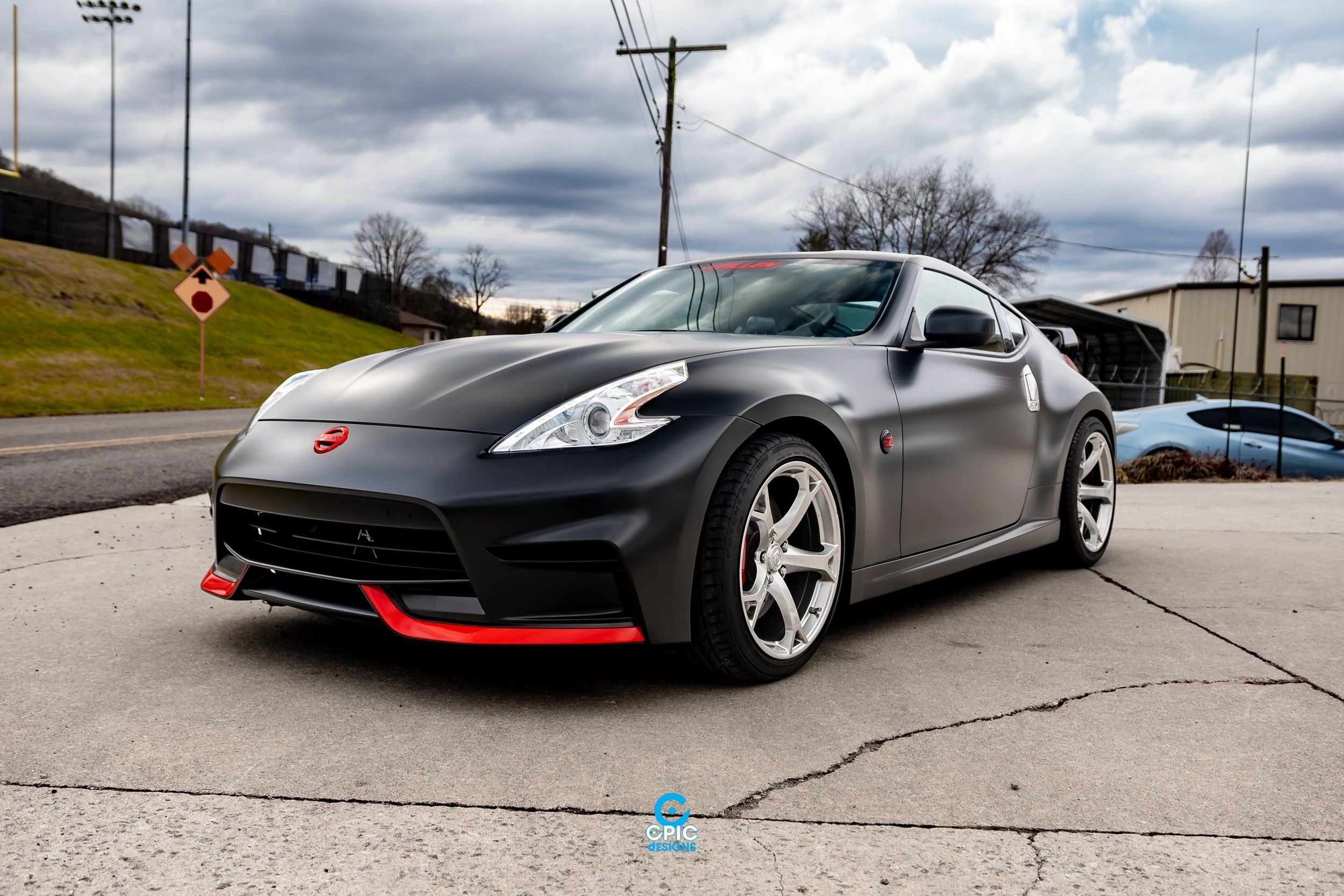 STILLEN SUPERCHARGED 370Z WRAPPED IN AVERY SATIN BLACK