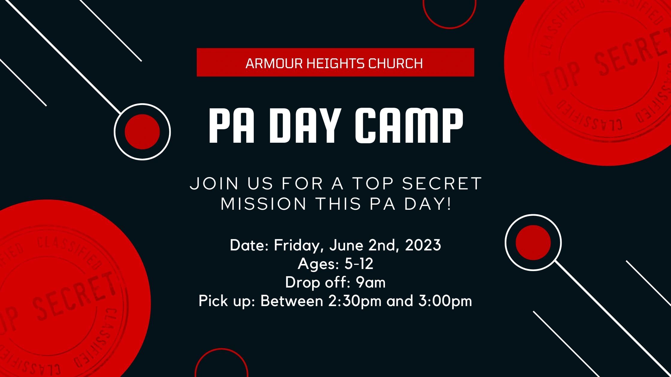 PA DAY CAMP