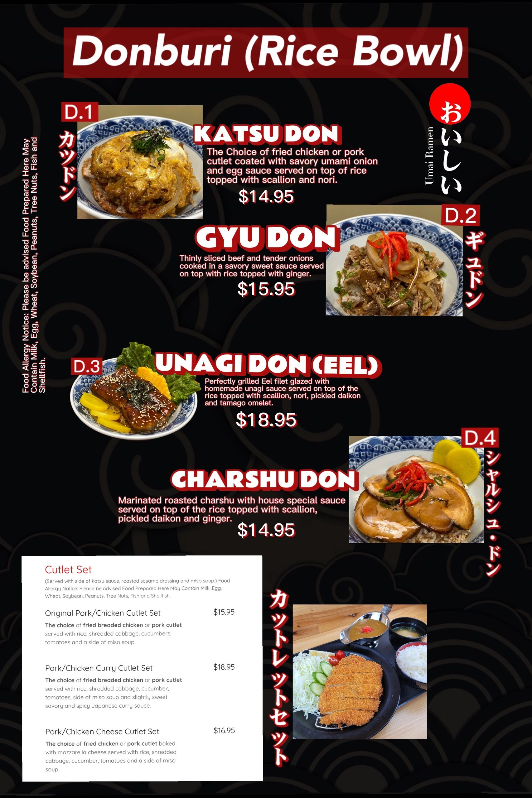 Menu with Photo