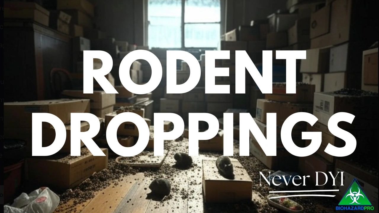 Rodent Droppings Cleanup: Why You Should NEVER Do It Yourself