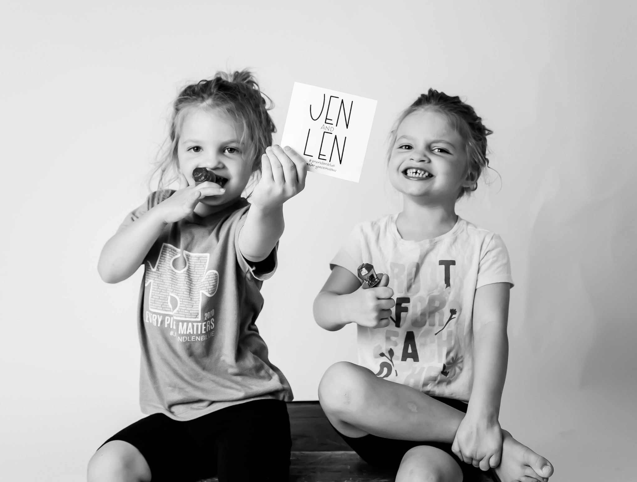 Jen and Len Blue