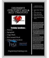 Amy DeGraw To Offer CPR/First Aid & AED Training In Various Areas