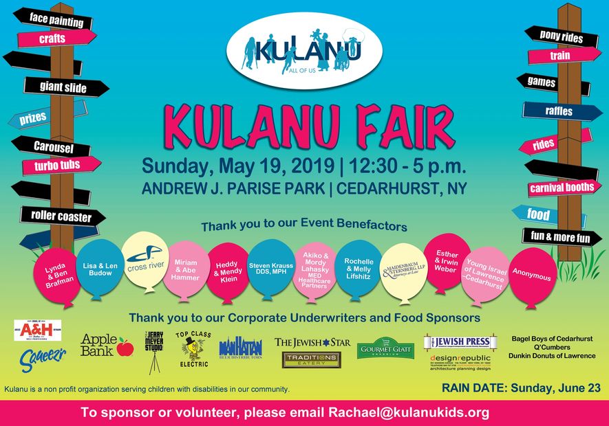 Kulanu Fair | Kulanu Center for Special Services