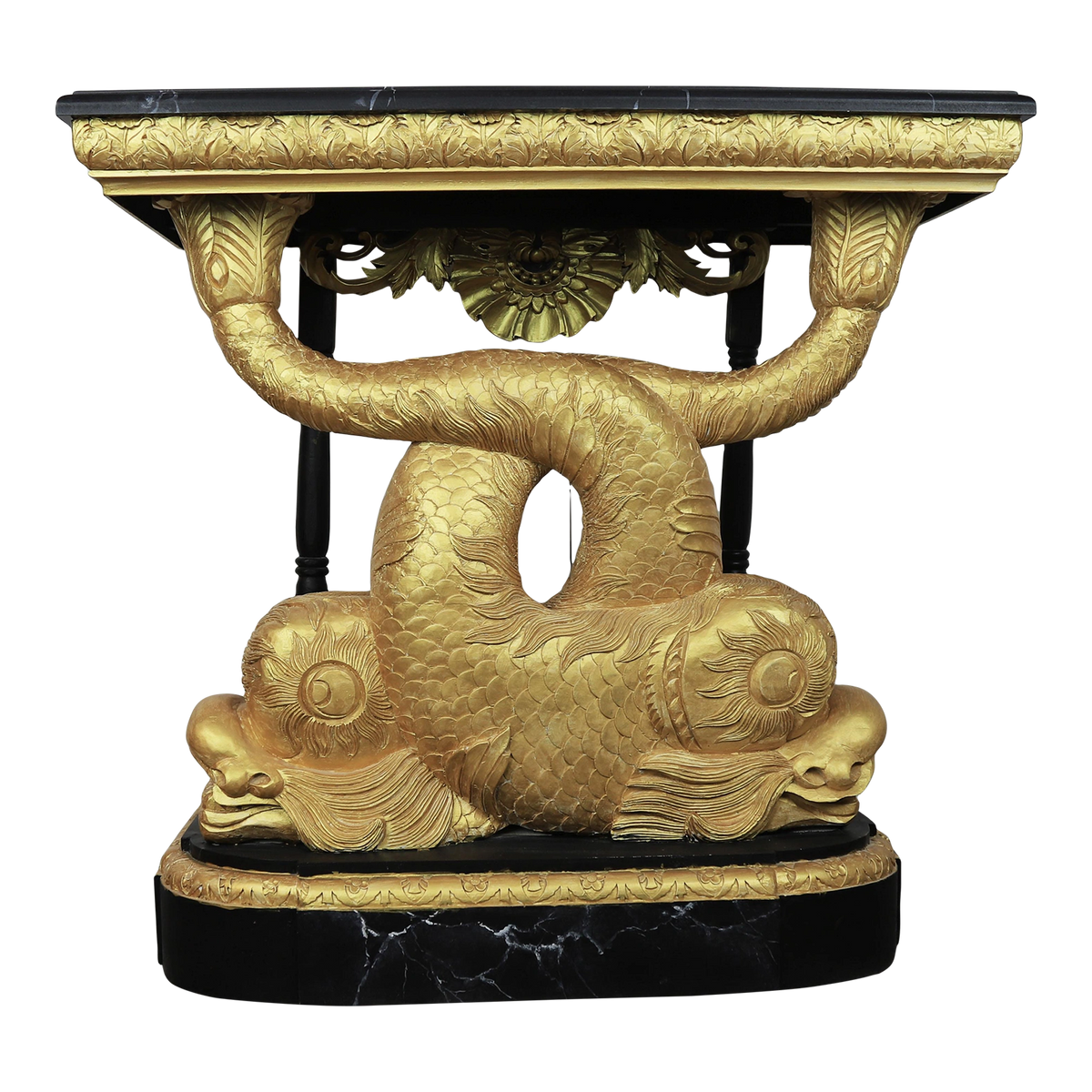 19th Century Rococo Style Wall Table. Entrance Table, Console Table