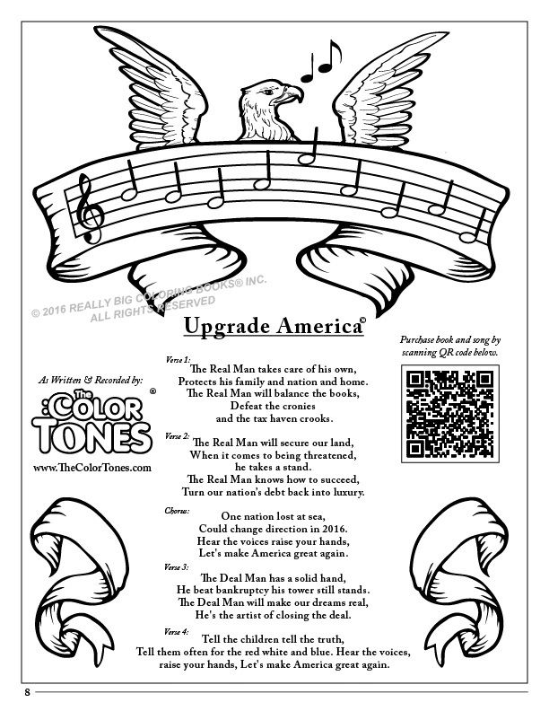 Upgrade America Coloring Page