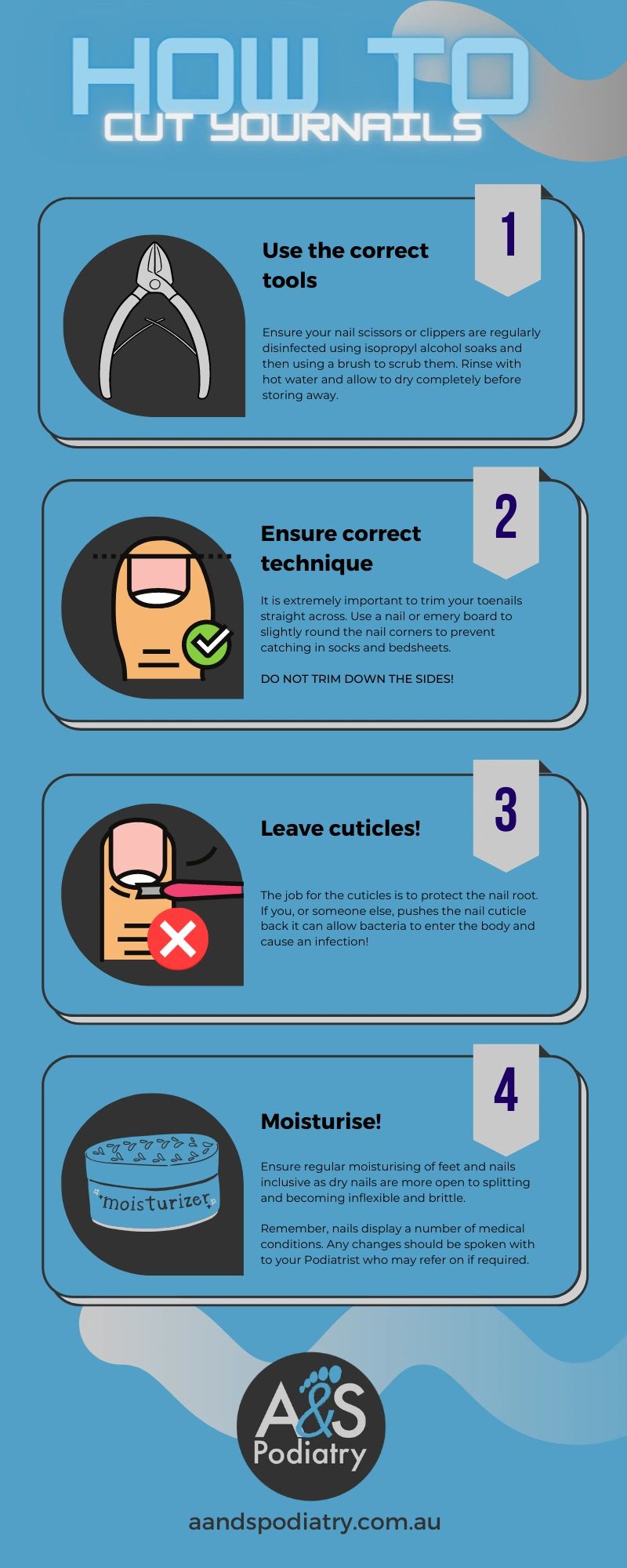 How to trim your nails