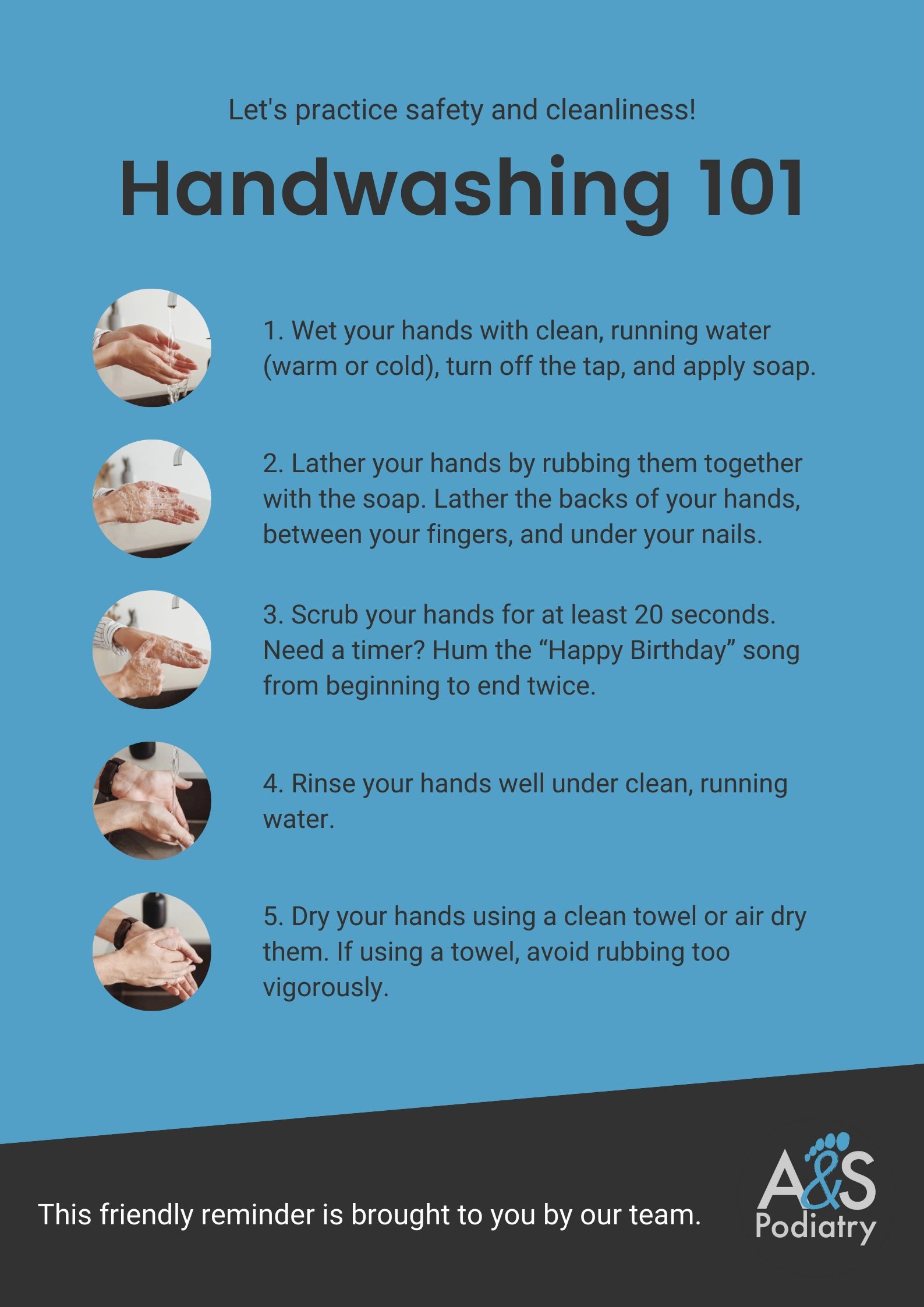 How to wash your hands properly!