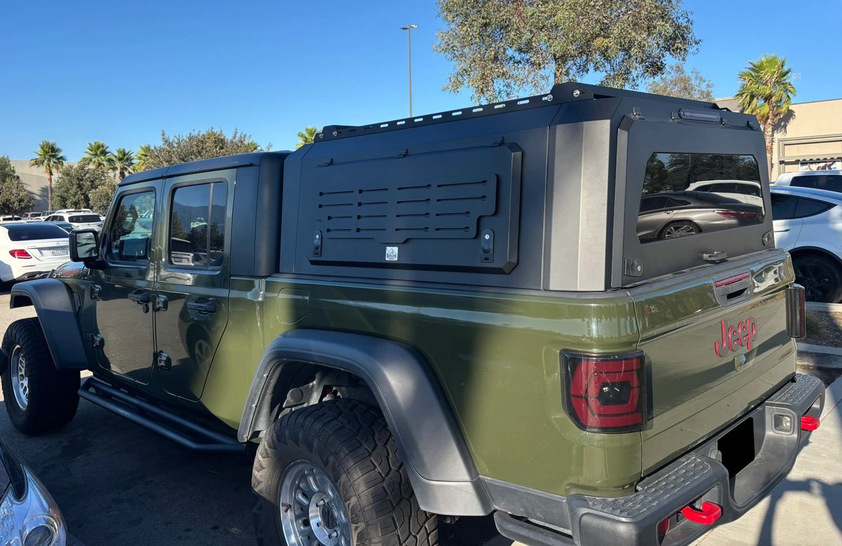 Camper Shell With Cross Bars For Gladiator 2020 To 2026