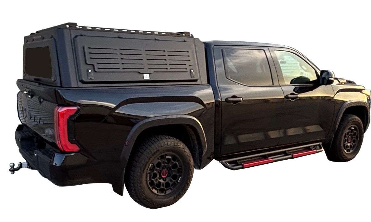 Aluminum Camper Shell With Cross Bars For 2022+ Tundra 5.5Ft