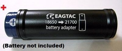 21700 to 18650 battery adapter sleeve -- options? - Rechargeable ...